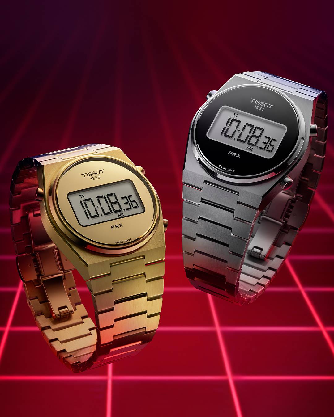 Tissot PRX Digital - a daring fusion between the timeless PRX design ...