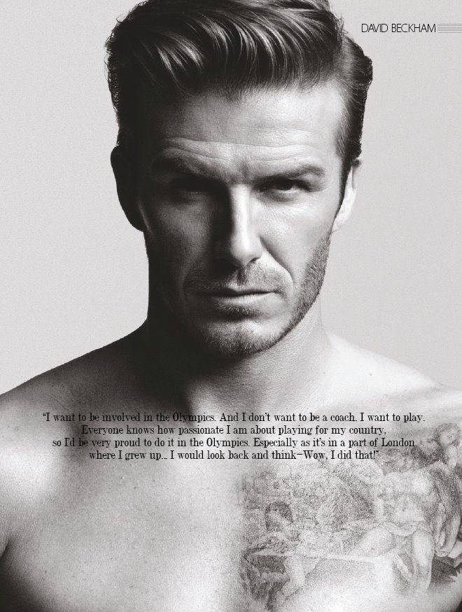 David Beckham by Anthony Mandler & Corbis Outline for AUGUST MAN ...