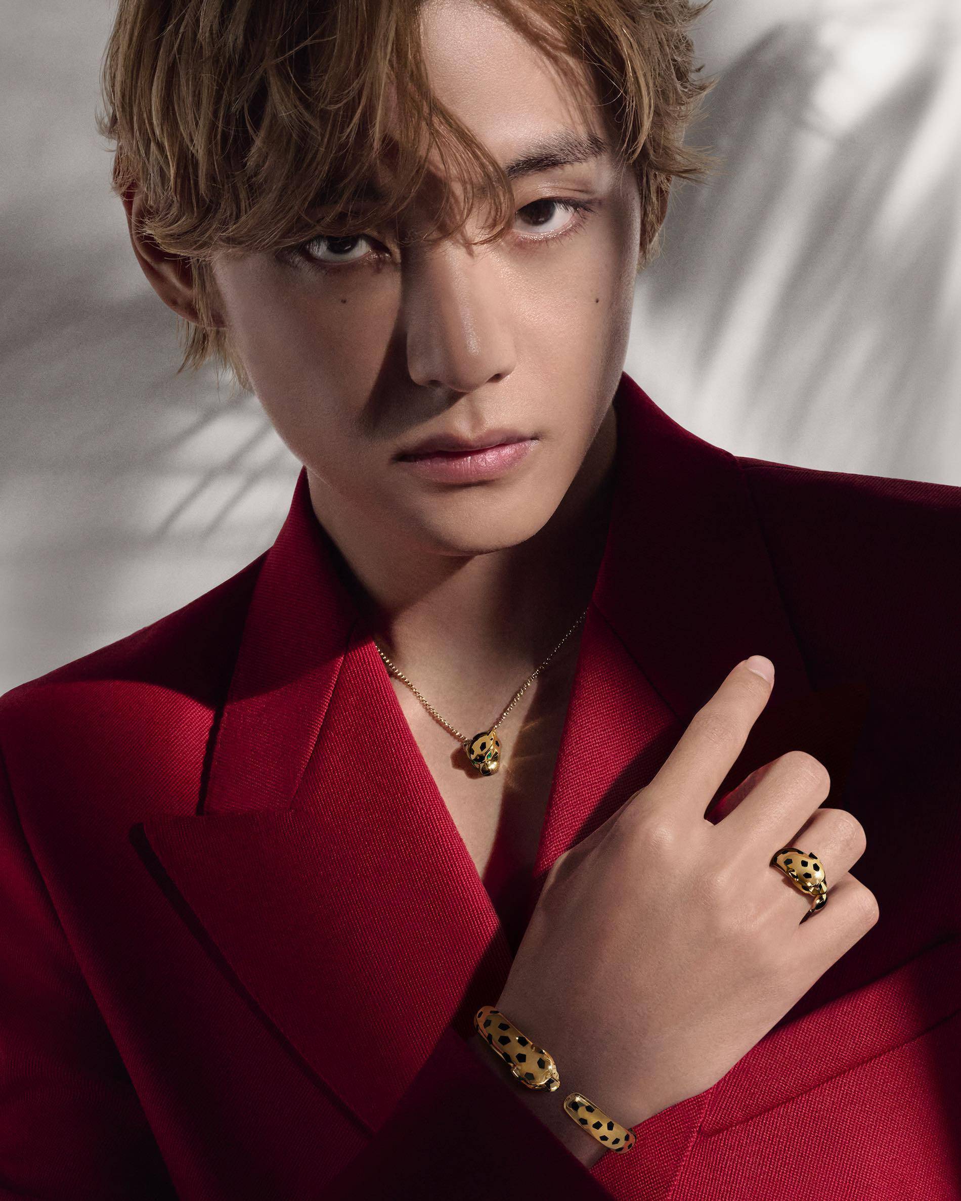 V of BTS stars in Panthère de Cartier campaign | SENATUS